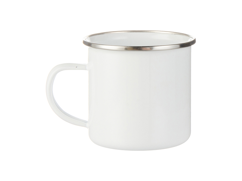 ENAMEL MUG - SILVER RIM | carteronline